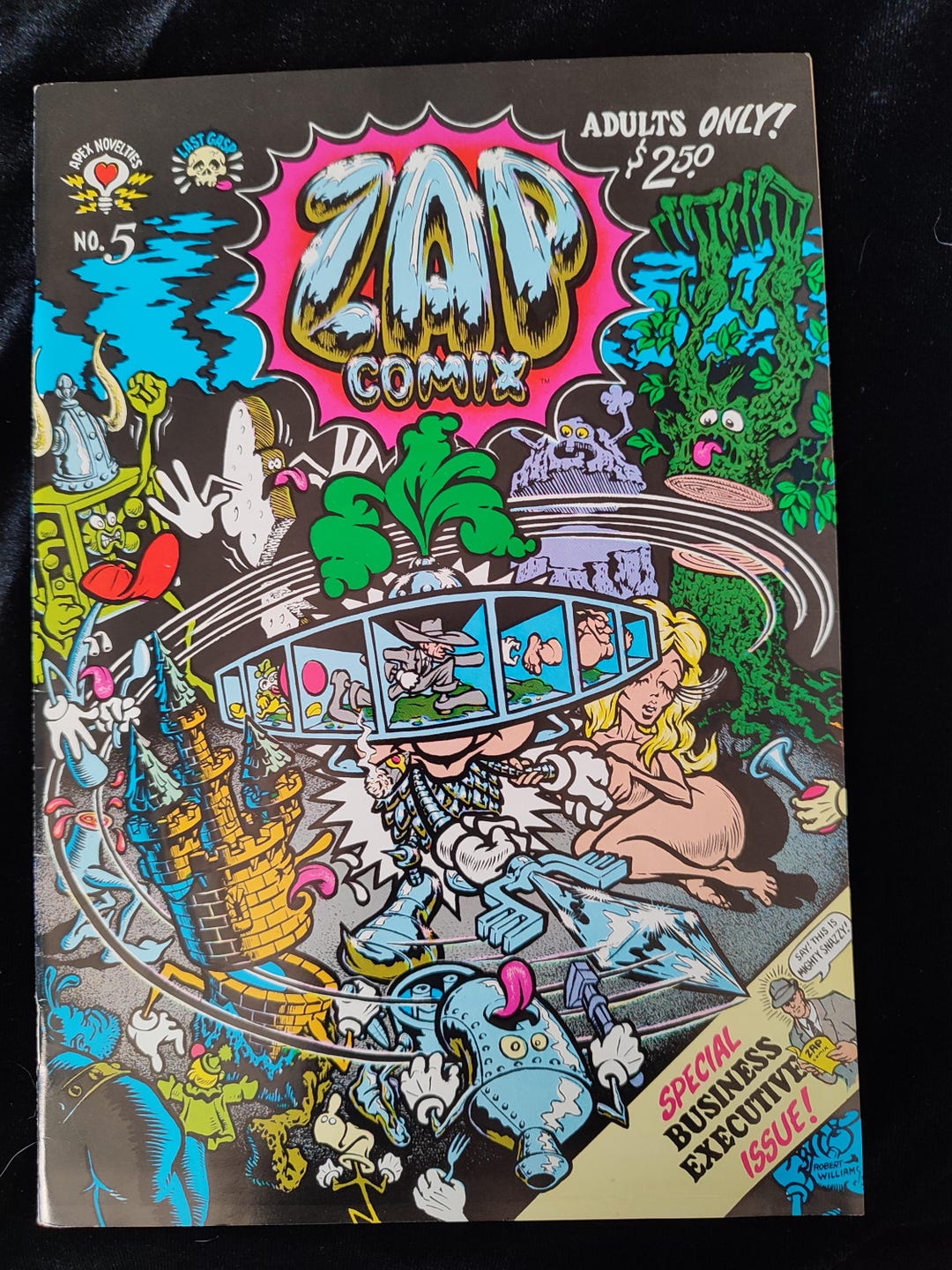 ZAP COMIX #5 Apex Novelties Vintage Comic Book by Robert Williams (1970 ...