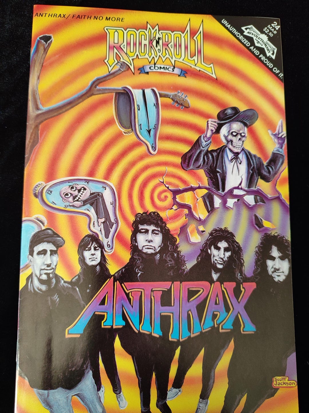 Anthrax ROCK N ROLL Comics by Revolutionary Comics, Inc. Vol. 1 No. 24 ...