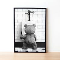 Bathroom Poster - Etsy