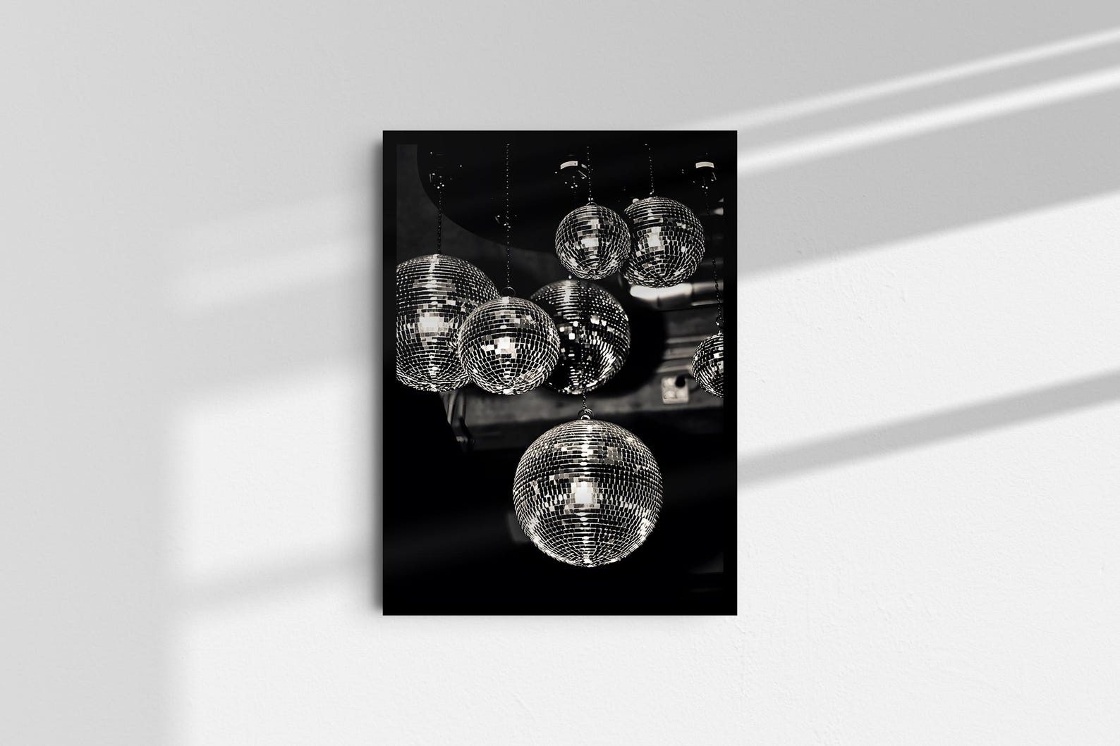 Trendy Disco Ball Print: Retro Bar Cart Art (digital Download) - Etsy