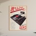 Japanese Retro Music Poster: Vinyl Record Player Art Print (digital ...