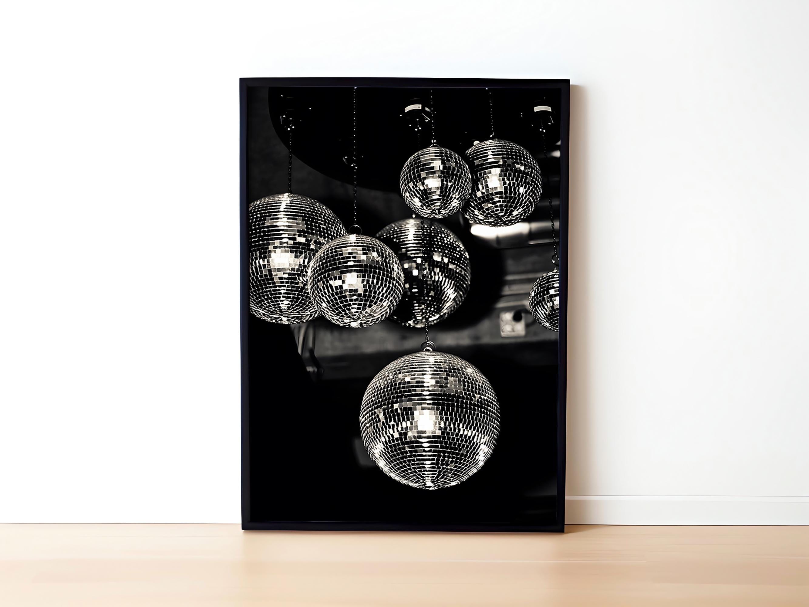 Trendy Disco Ball Print: Retro Bar Cart Art (digital Download) - Etsy