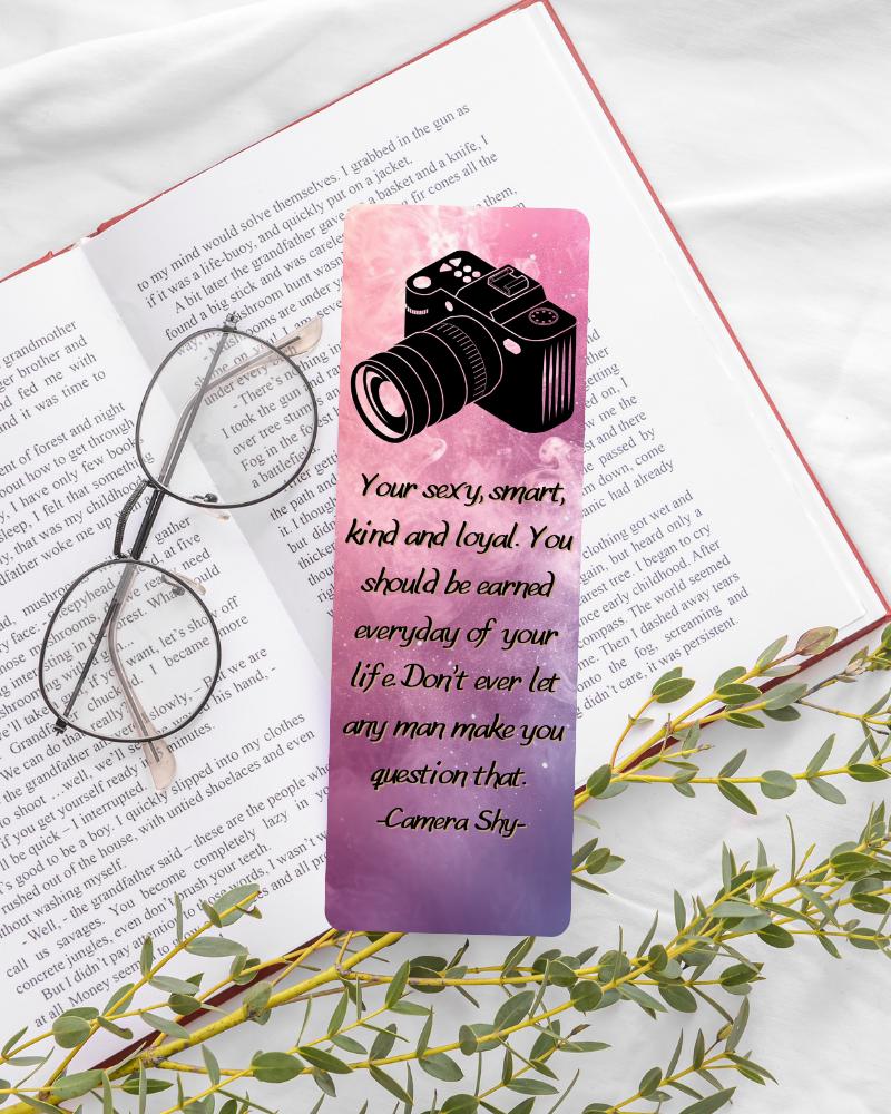 Camera Shy by Kay Cove Quote Bookmark - Etsy