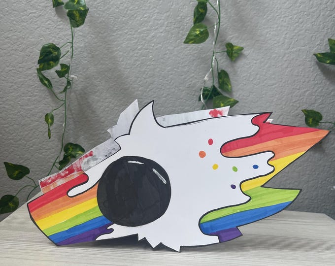 Dragon Puppet - Rainbow - Etsy