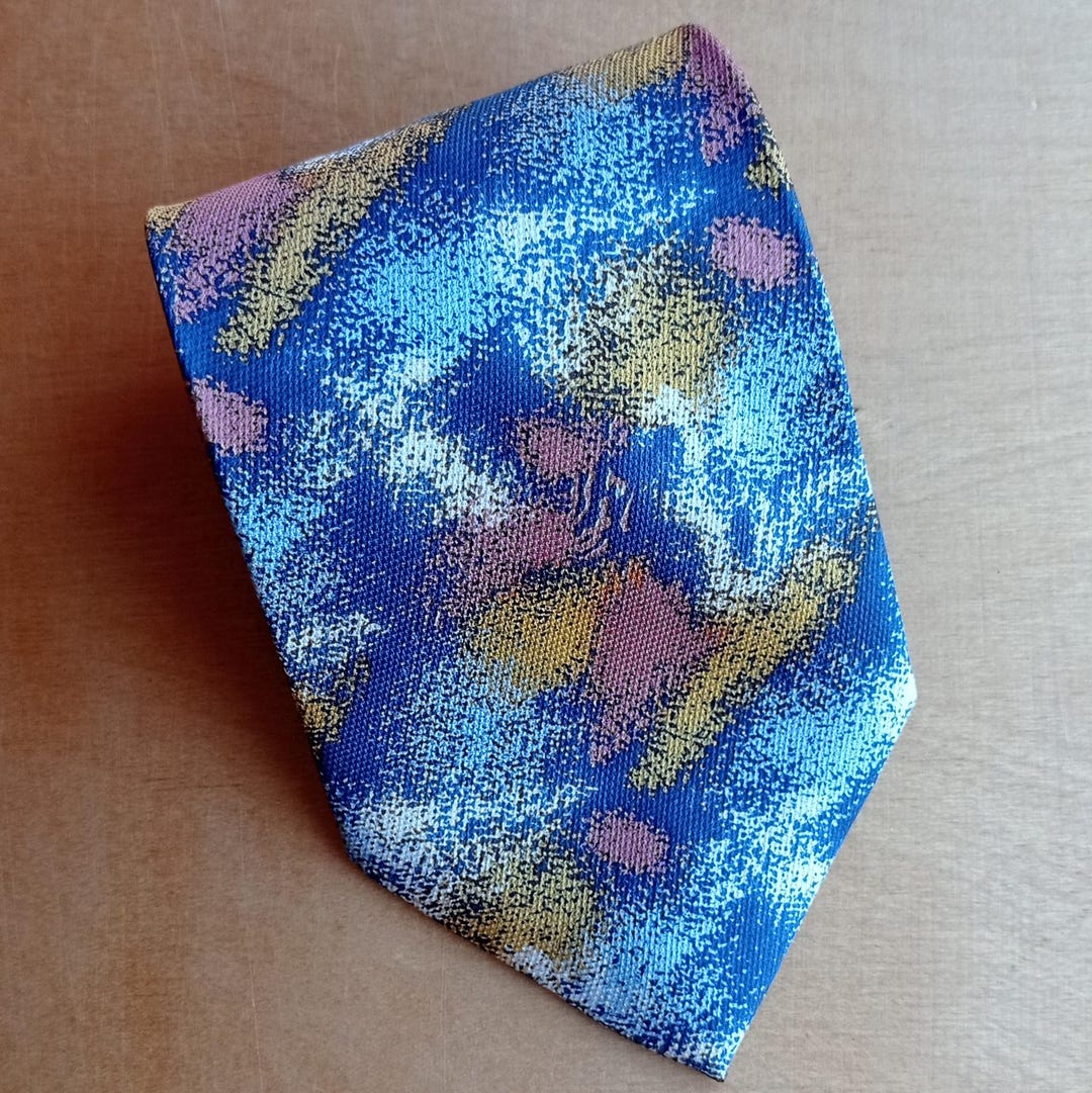 Vintage ITALIANO NECKWEAR Tie | Made in Italy | Multicolor Silk Necktie ...