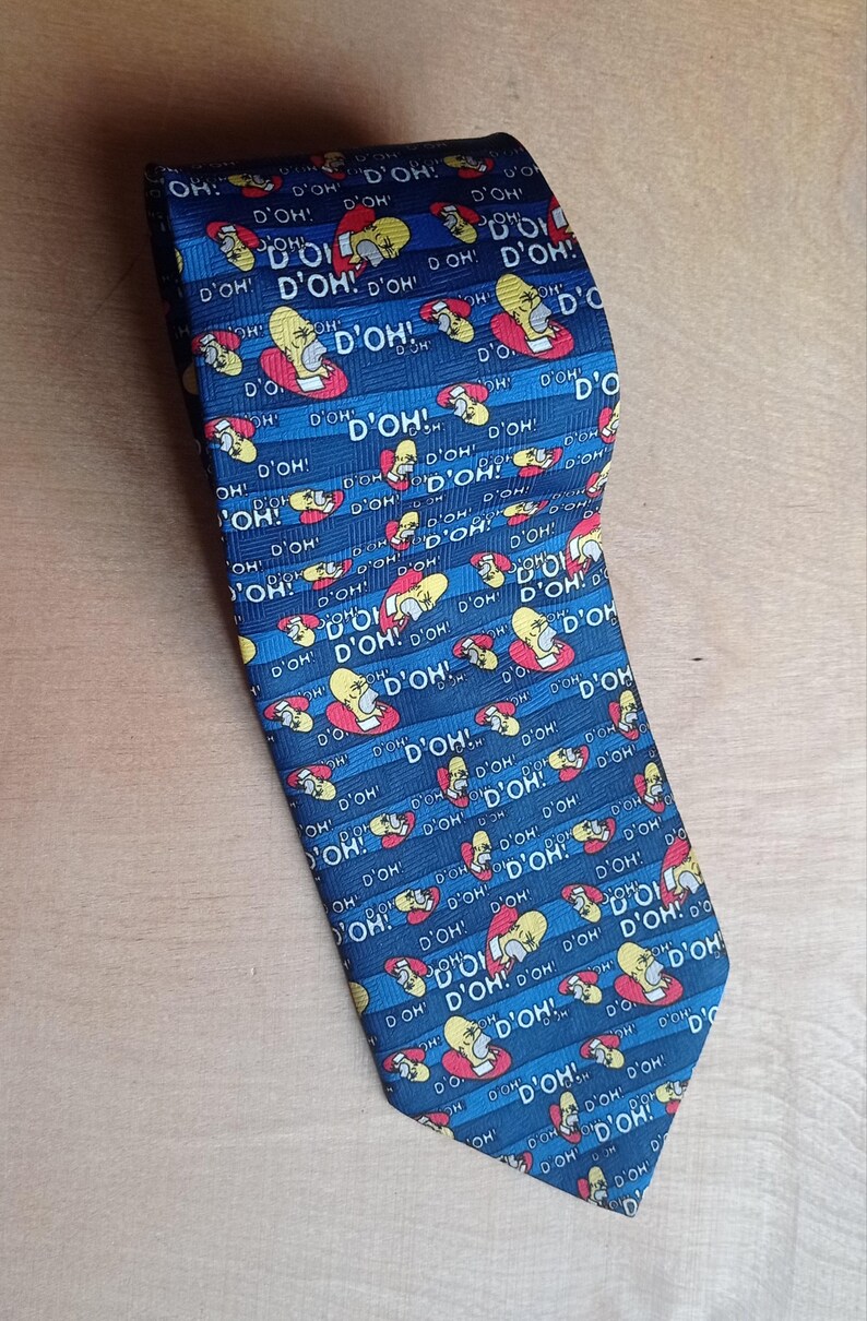 Rare Vintage the Simpsons Tie Featuring Homer Simpson – Official ...
