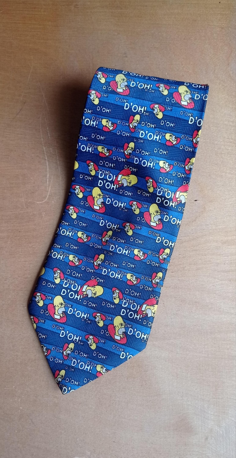 Rare Vintage the Simpsons Tie Featuring Homer Simpson – Official ...