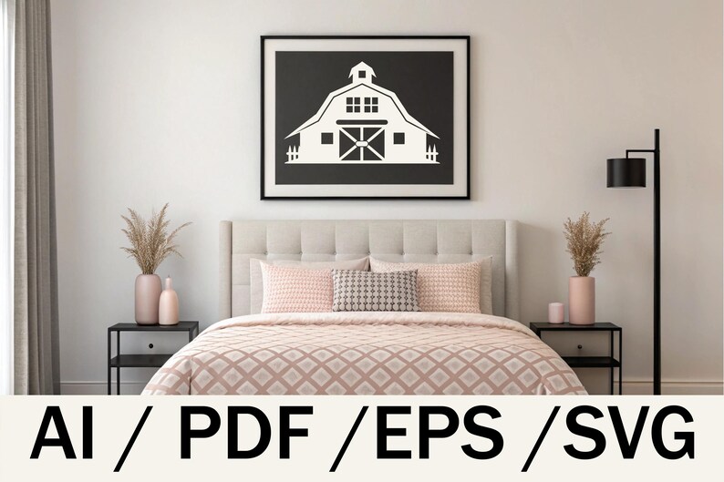 Rustic Barn SVG Bundle – 80 Farmhouse Silhouette Designs – Country Barn ...