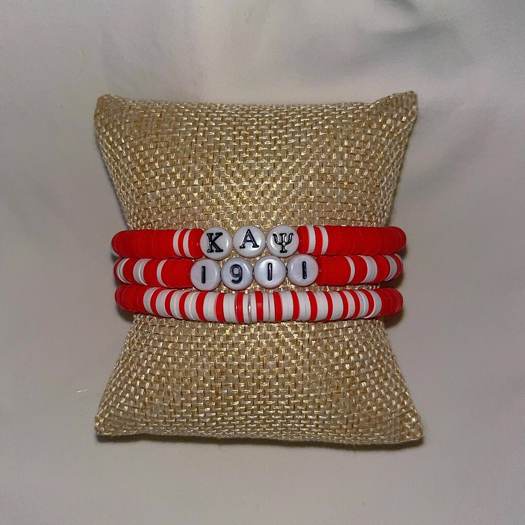 Kappa Alpha Psi Bracelet Stack Greek Letters, Founding Year, Fraternity ...