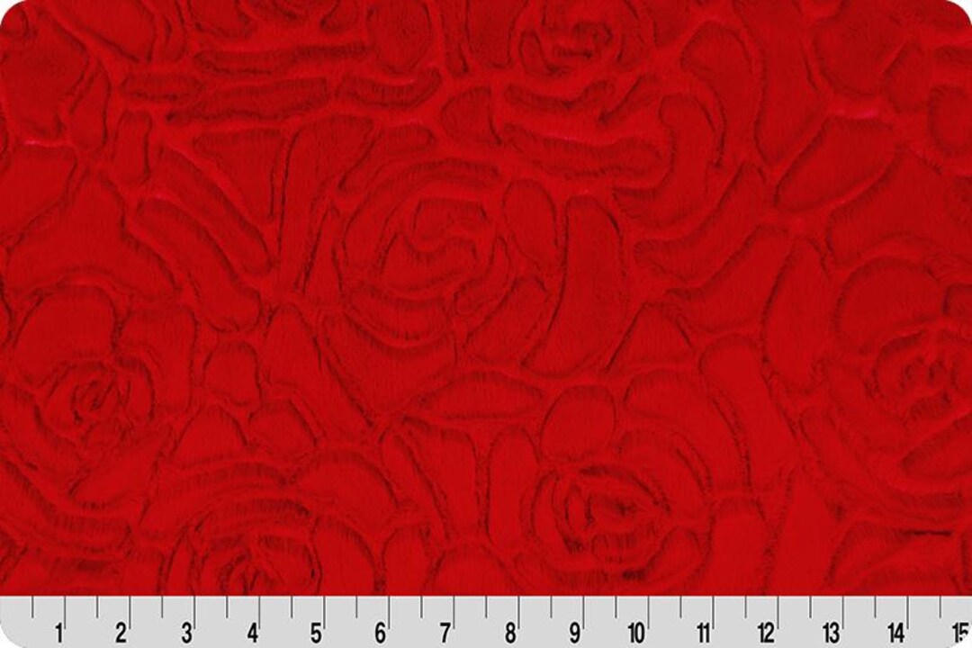 Scarlet Demi Rose Luxe Cuddle Minky by Shannon Fabrics - Etsy
