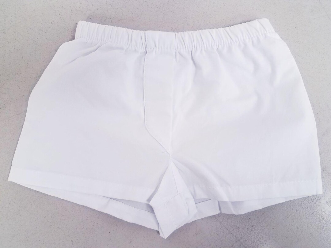 Embroidered White Baby Boxer Shorts, Personalized Infant Boxers ...