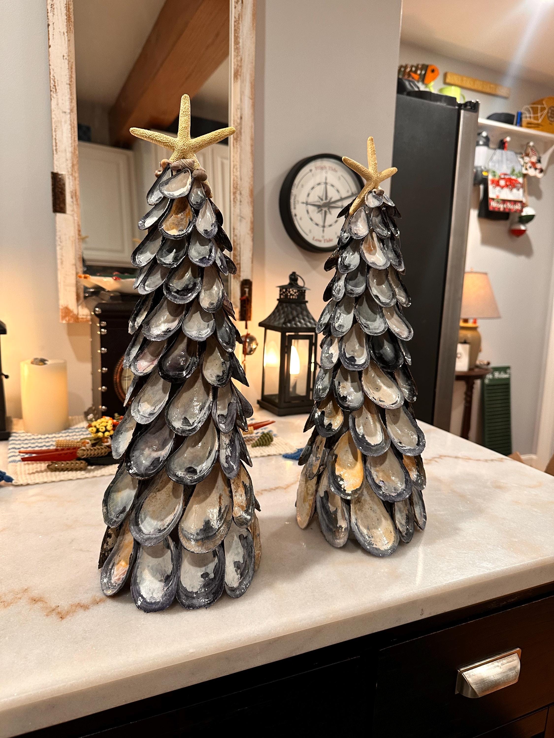 Mussel Shell Trees (sold as a Pair) - Etsy