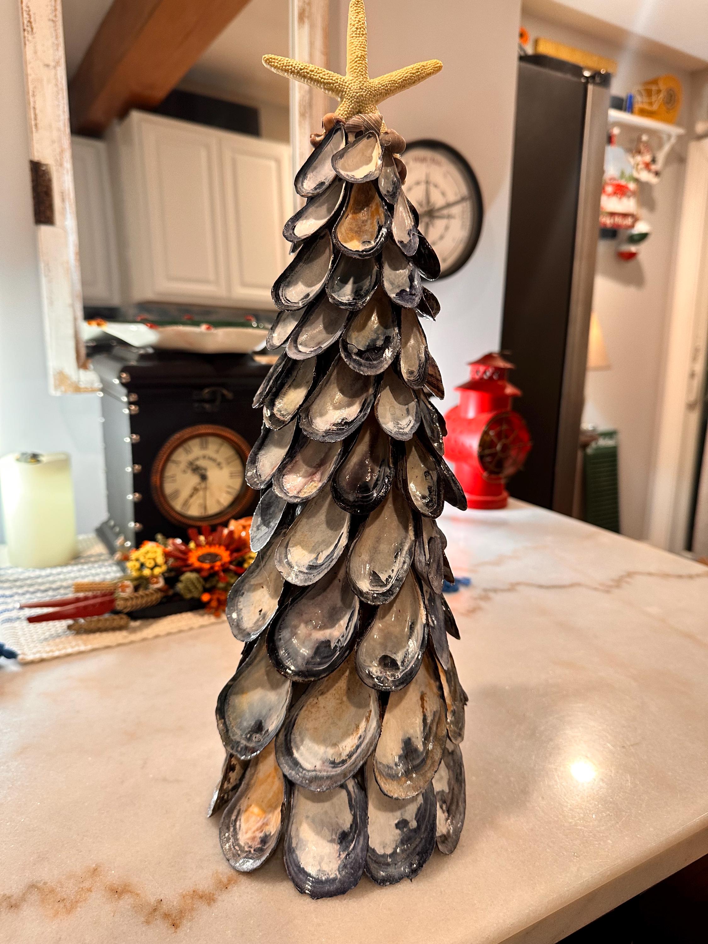 Mussel Shell Trees (sold as a Pair) - Etsy
