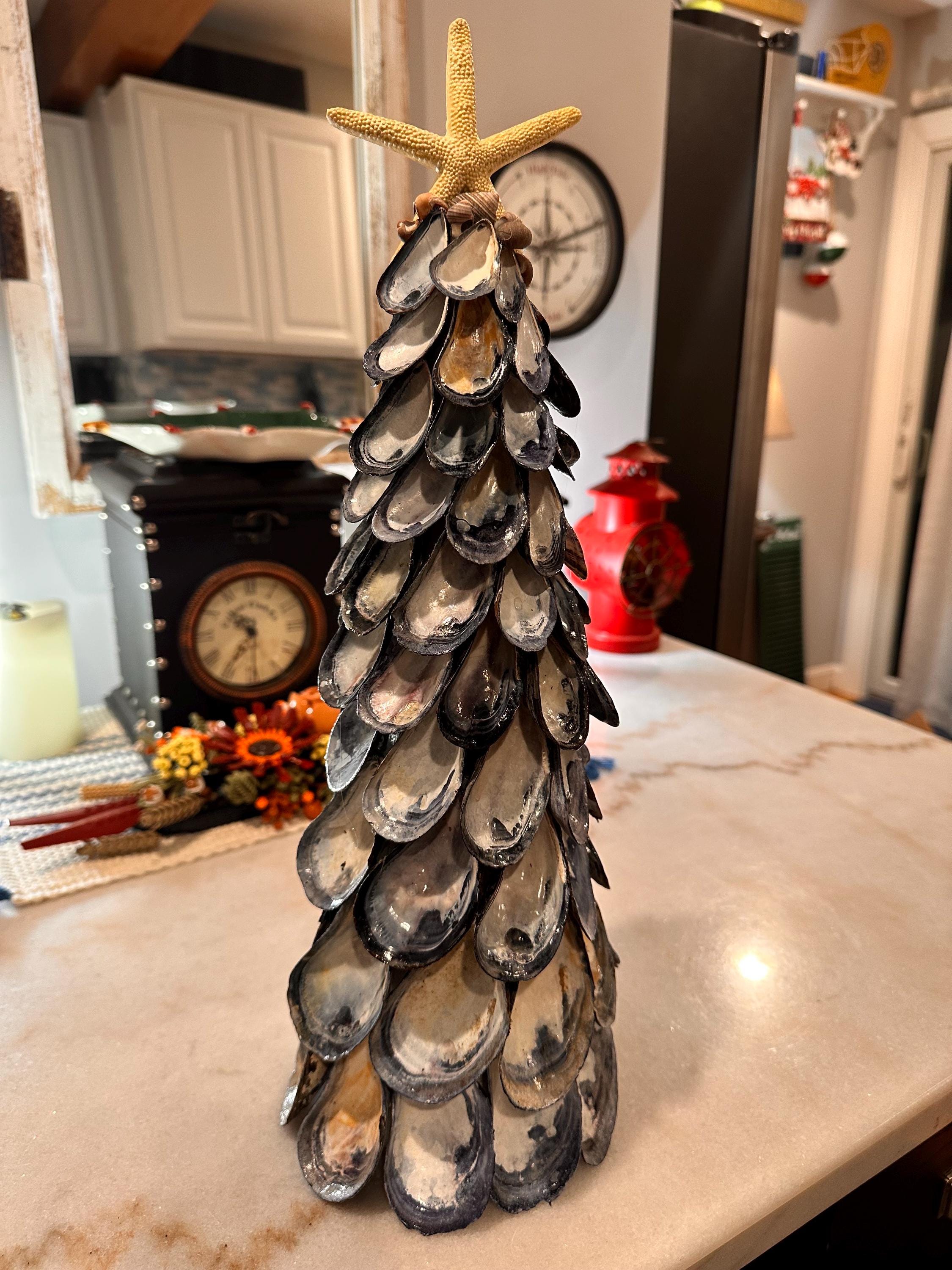 Mussel Shell Trees (sold as a Pair) - Etsy