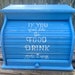 Bread Box Extra Large Sky Blue With White Lettering Food and Wine ...