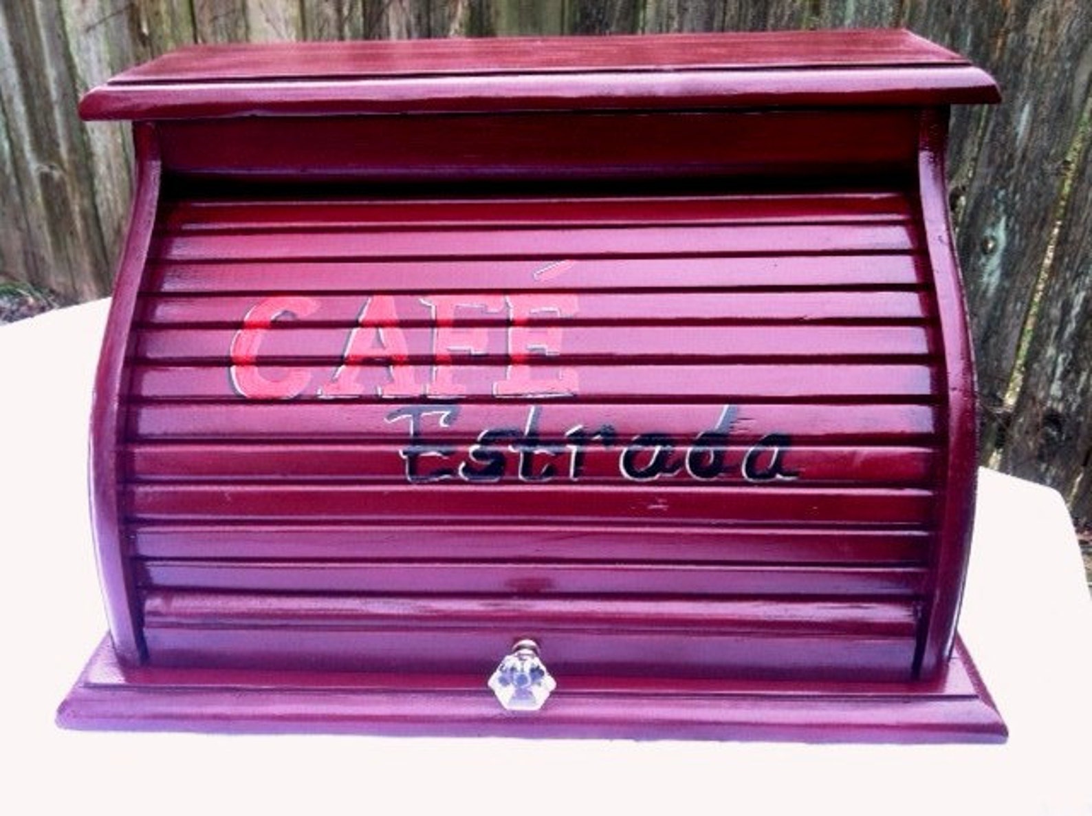 Bread Box Hand Built Painted and Personalized to Match - Etsy