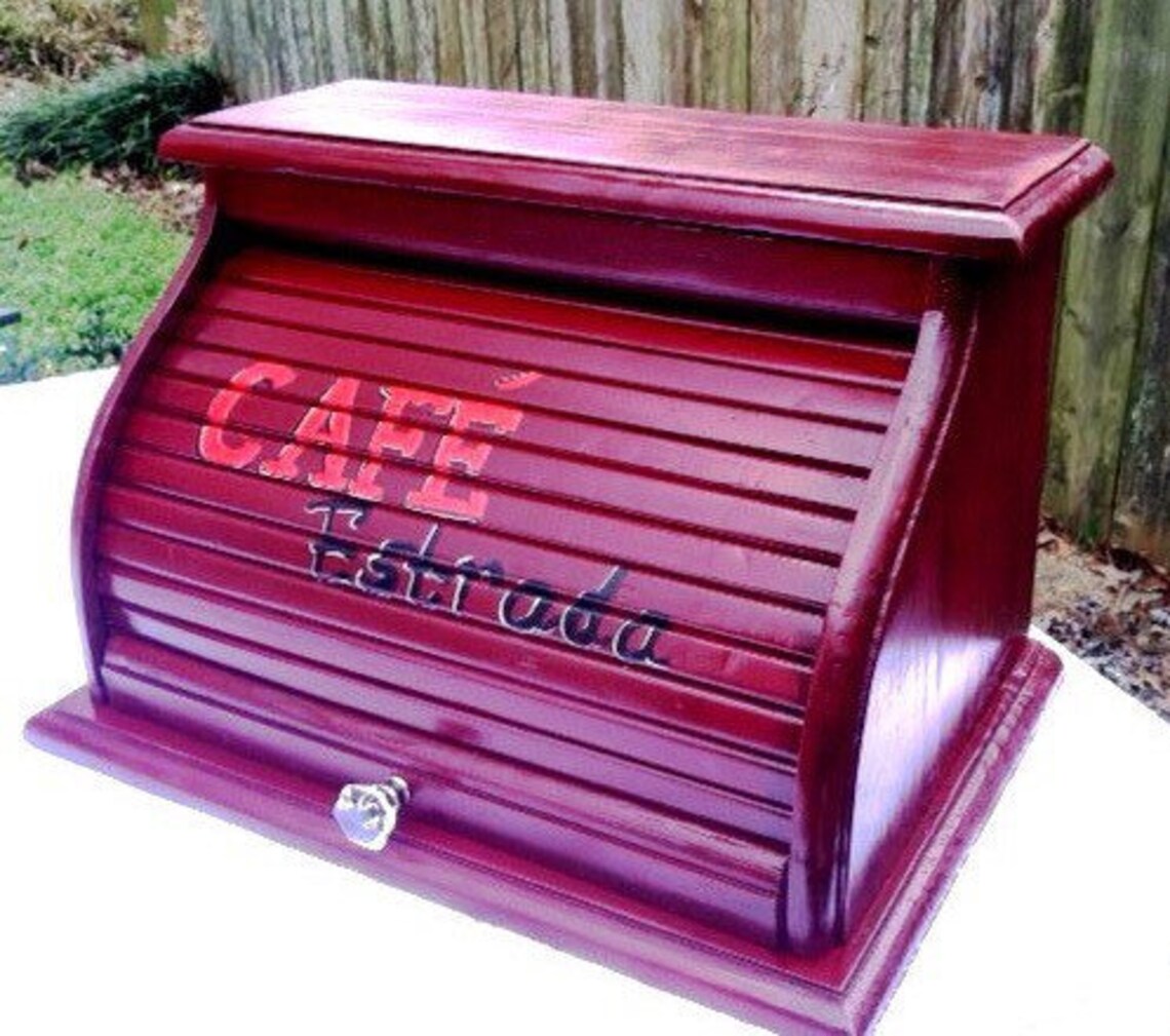 Bread Box Hand Built Painted and Personalized to Match - Etsy