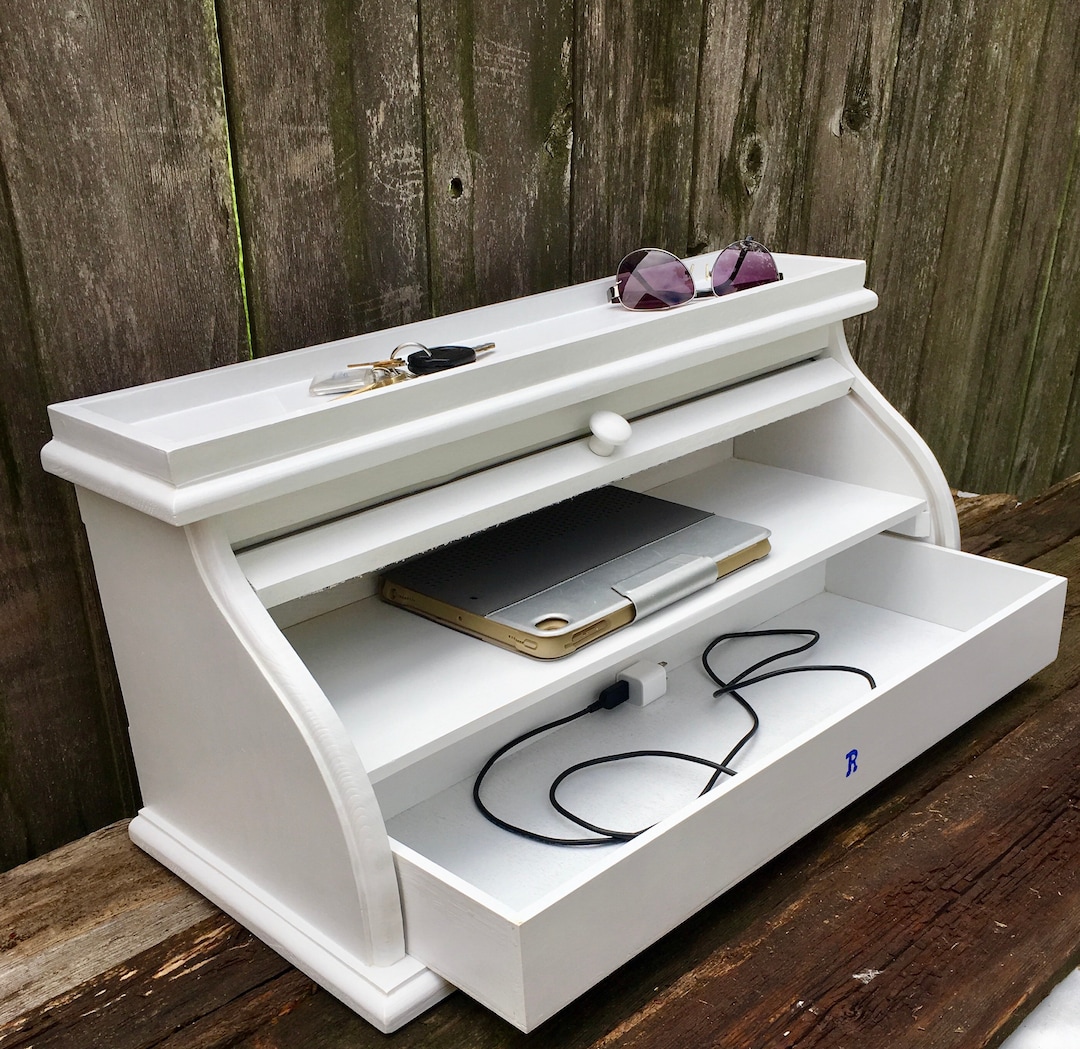 Charging Station Cell Phone Electronics Docking Station Large Roll Top ...