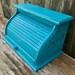 Bread Box Turquoise Teal Blue Green Southwestern Coastal Beach - Etsy