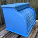 Bread Box Extra Large Sky Blue With White Lettering Food and Wine ...
