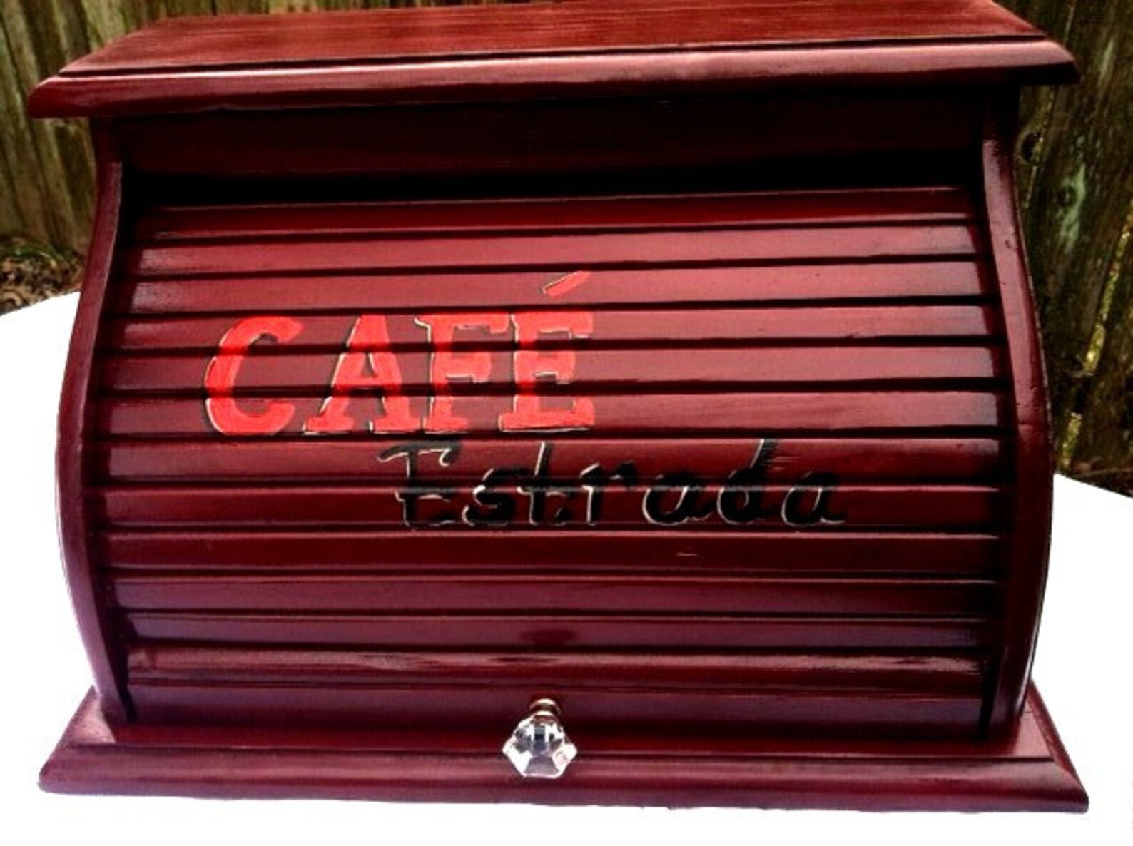 Bread Box Hand Built Painted and Personalized to Match - Etsy