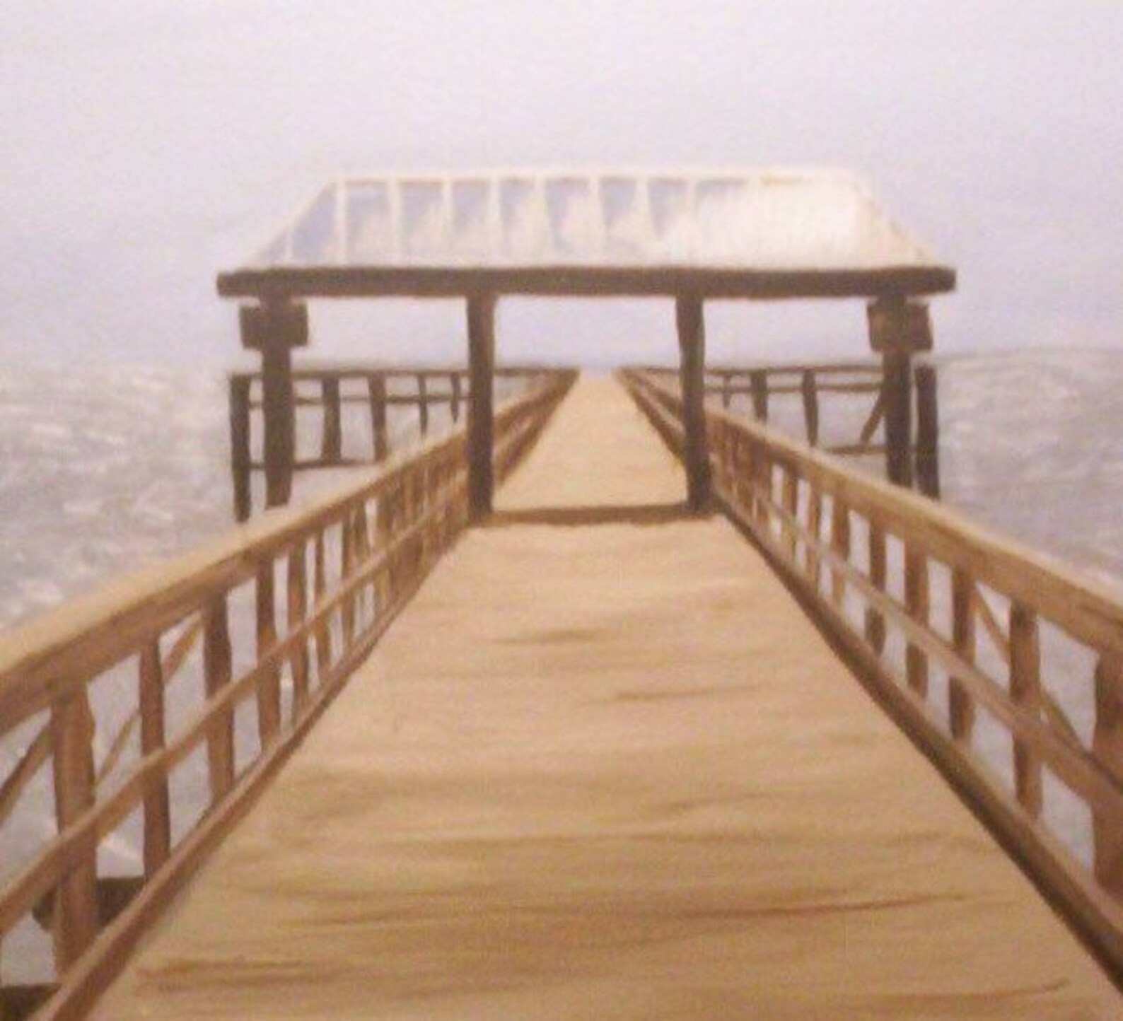 Pier Painting Looks Like You Can Walk Right Onto Pier of - Etsy