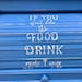 Bread Box Extra Large Sky Blue With White Lettering Food and Wine ...