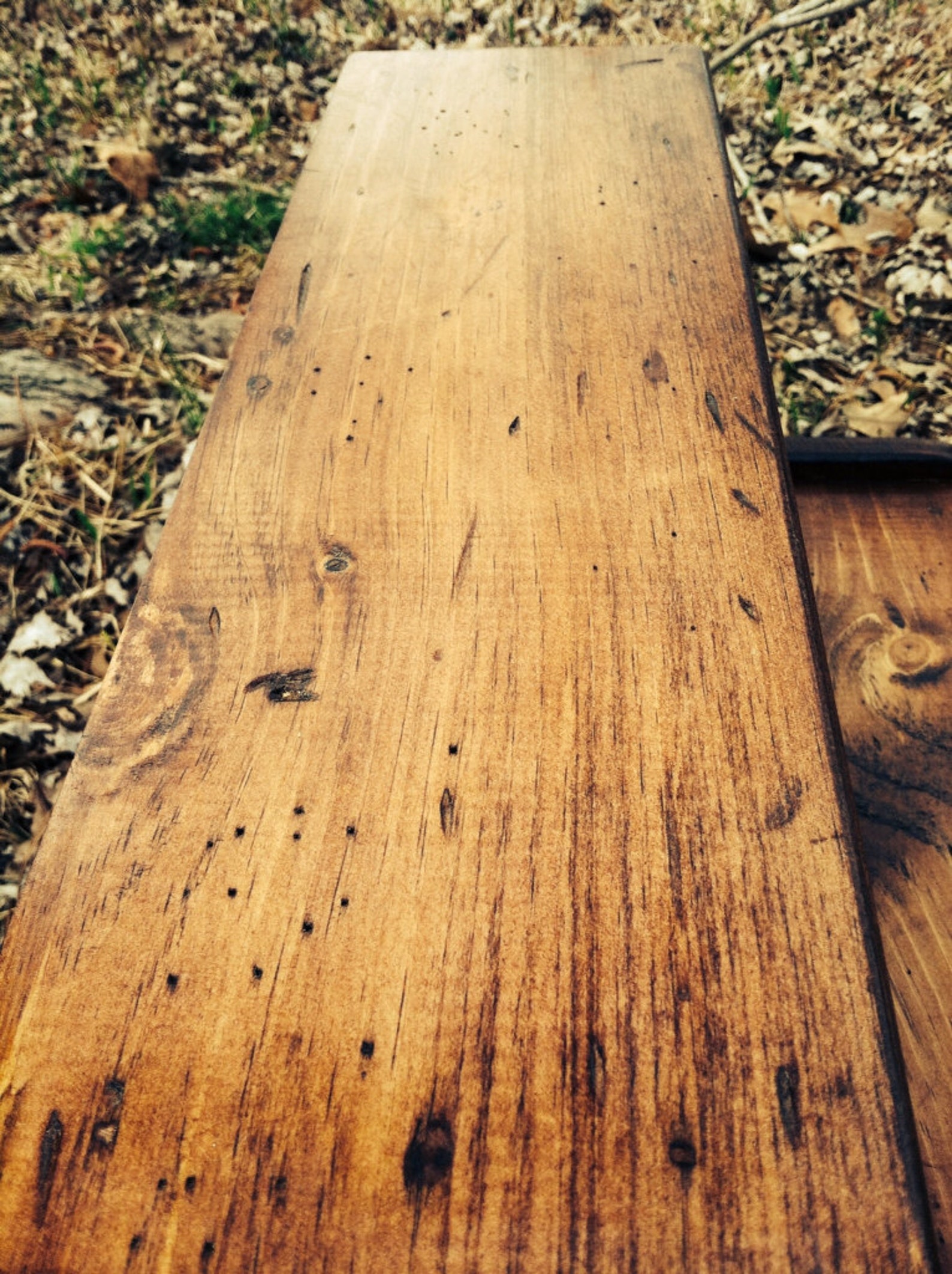 Steps for Bed or Kitchen With Rustic Stylish Distressed Wood Finish Can ...