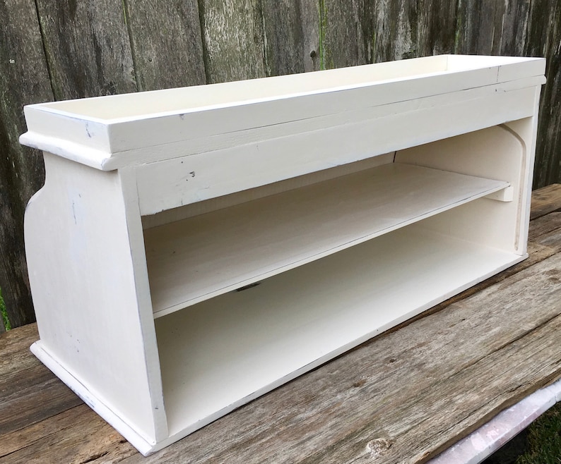 Farmhouse Desk Storage Organizer Put Multiple Devices Papers - Etsy