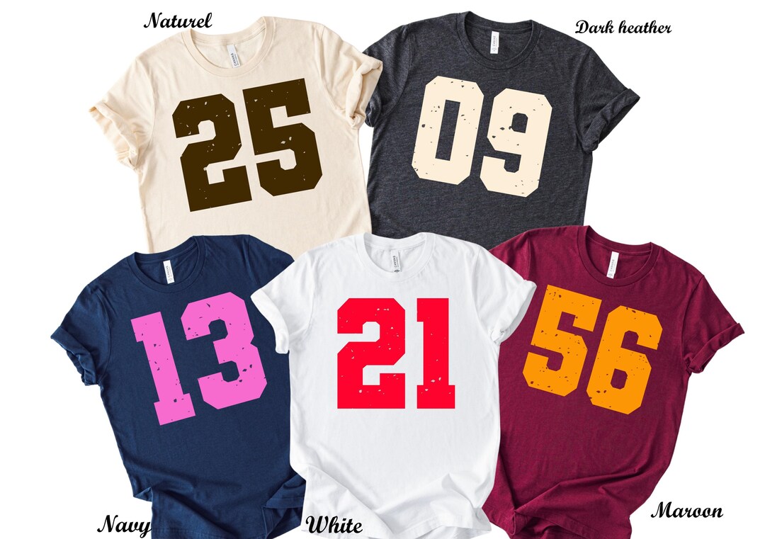 Game Day Number Shirt, Custom Football Mascot Shirt, Customized Sports ...