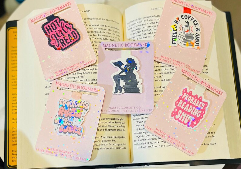 Magnetic Bookmarks, Multiple Design Options, Essential for Keeping Your ...