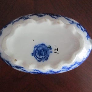 Flow Blue Gravy Boat, Grindley, Florida Sauce Boat C 1900 - Etsy