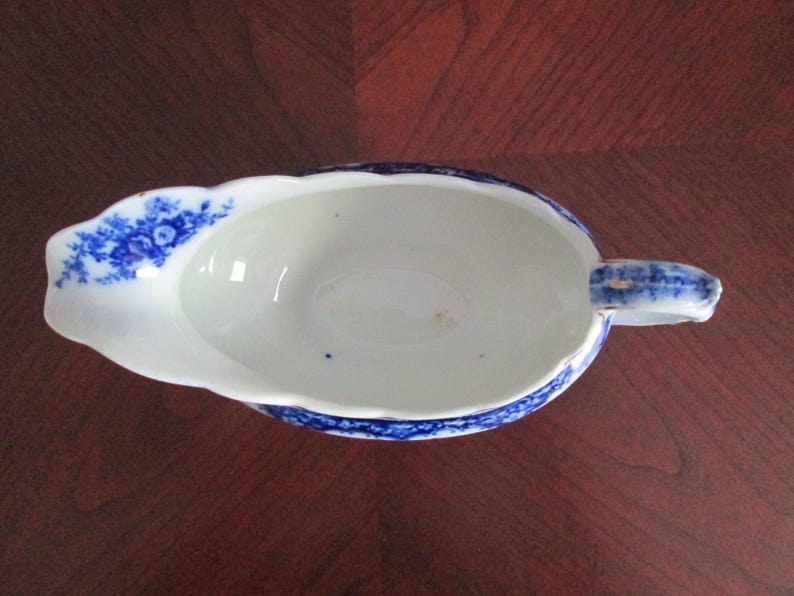 Flow Blue Gravy Boat, Grindley, Florida Sauce Boat C 1900 - Etsy