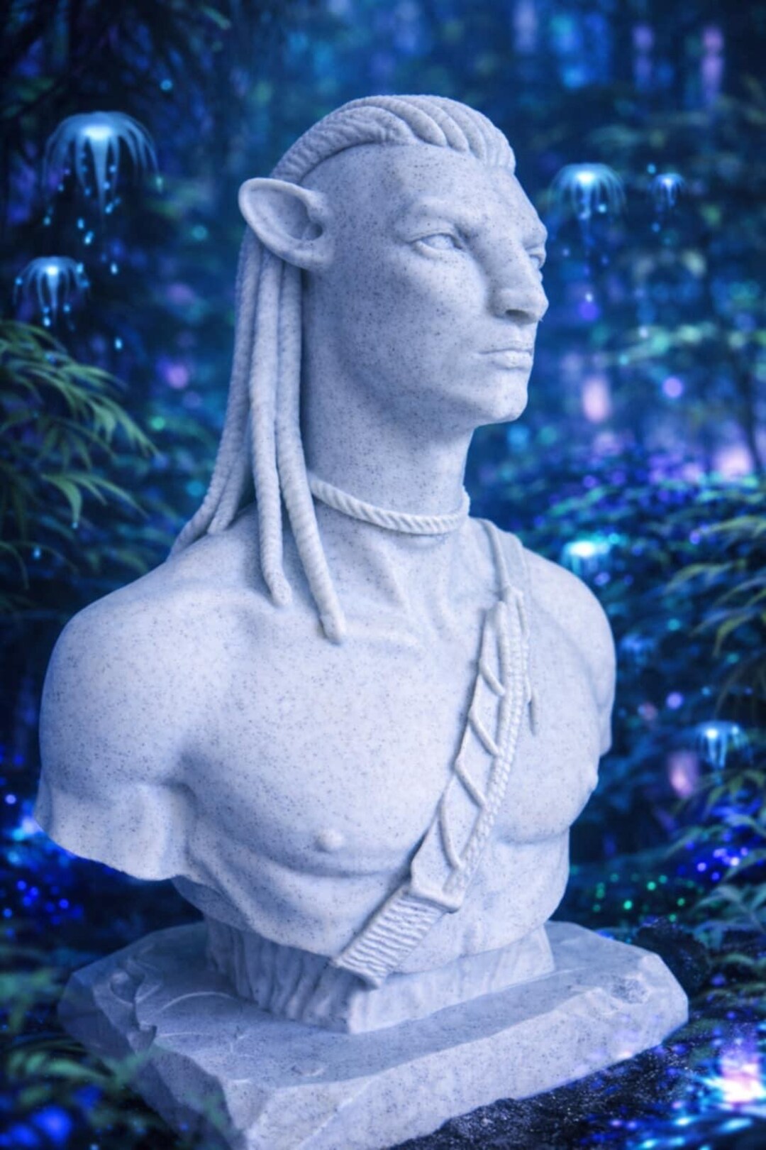 Jake Sully Inspired Bust / Statue / Sculpture/ Fan - Etsy