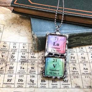 Elements of Luv. Periodic Table Pendant. - Etsy