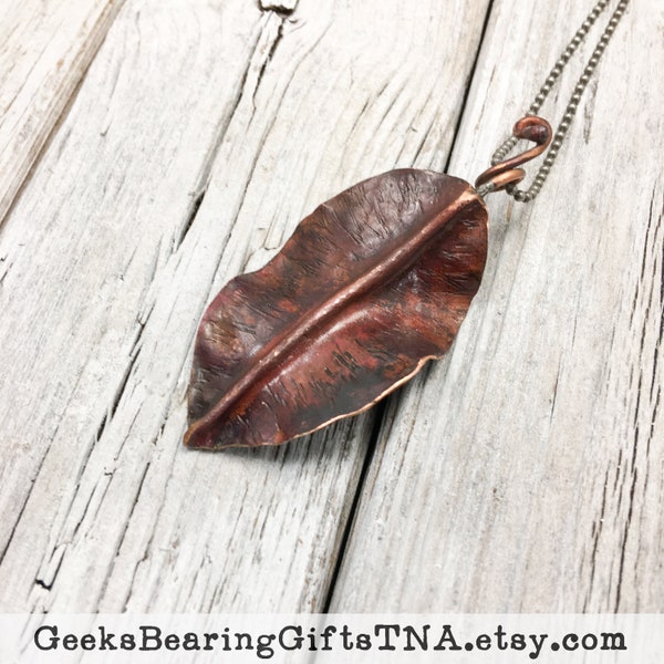 Copper Leaf - Etsy