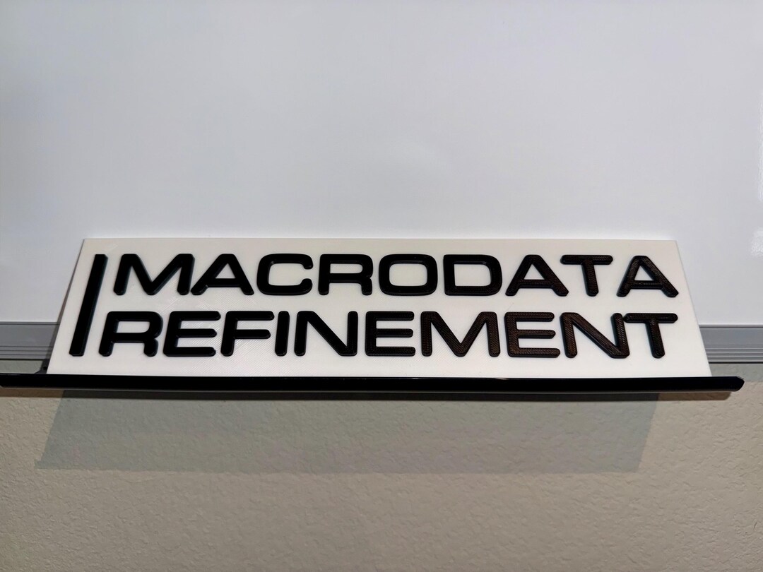 Severance Macrodata Refinement Lumon MDR Wall, Desk, or Door Sign large ...