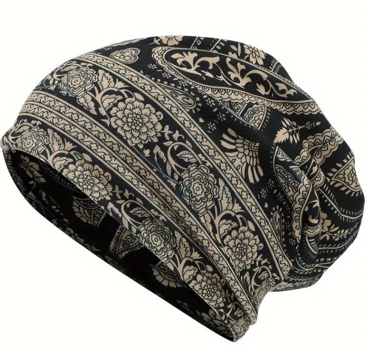 Slouchy Beanies, Boho Beanie Bohemian Caps Skull, Cap Boho Hats, Lightweight Bonnet Hippie Hat ...