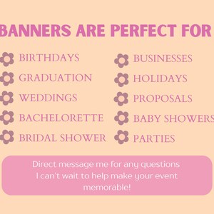 Custom Hand-painted Party Banners | Personalized Event Decor ...