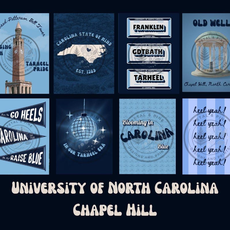 Unc Poster - Etsy