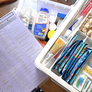 Medication Guide for First Aid Kits or Medicine Kits - Etsy
