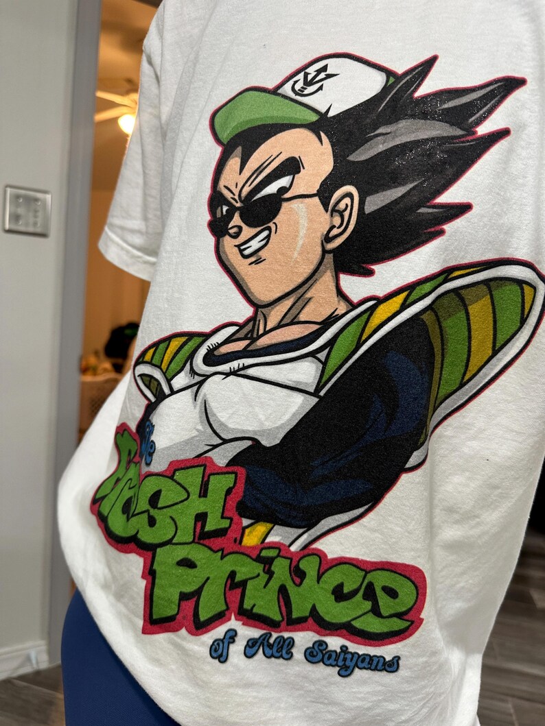 Fresh Prince of All Saiyan Vegeta | Dragon Ball Z Shirt | Anime ...