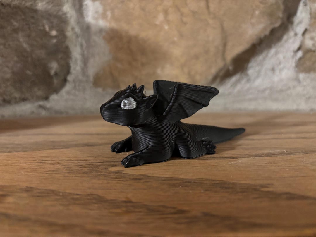 3D Printed Baby Dragon - Etsy
