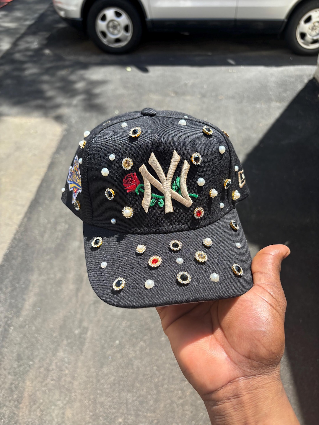 New York Yankees Snapbacks (gold Rose) - Etsy