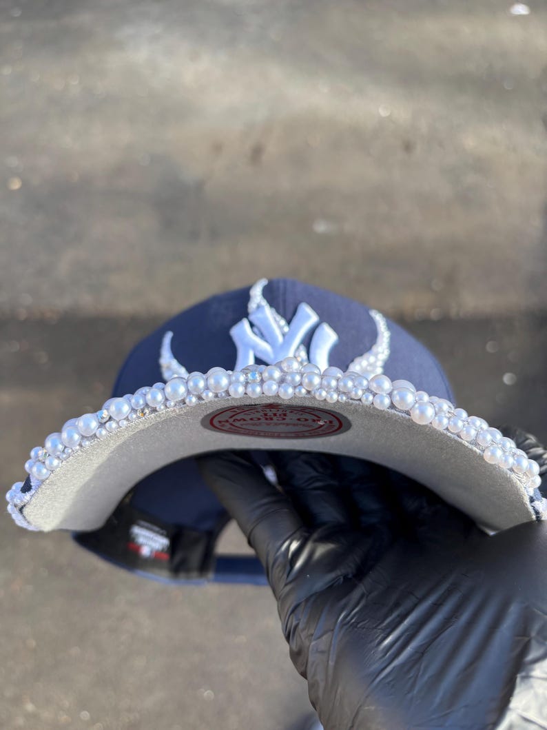 New York Yankees Snapback Flame Pearls - Etsy