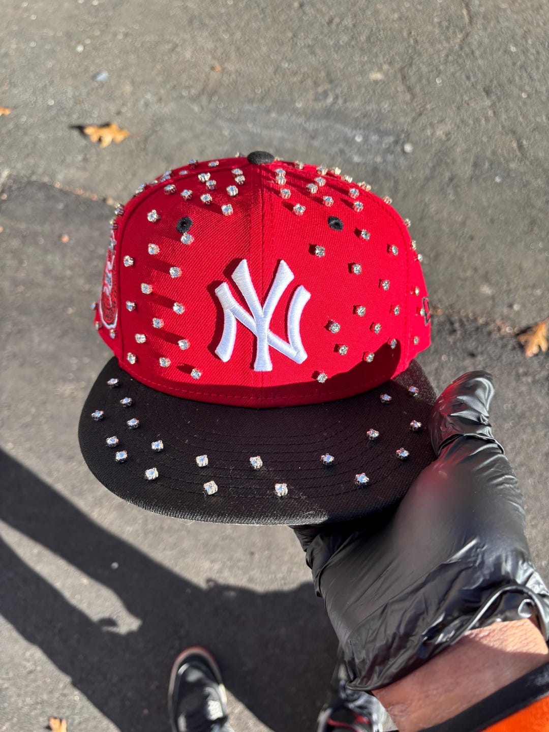New York Yankees Iced Out New Era Fitted Hat Rhinestones - Etsy