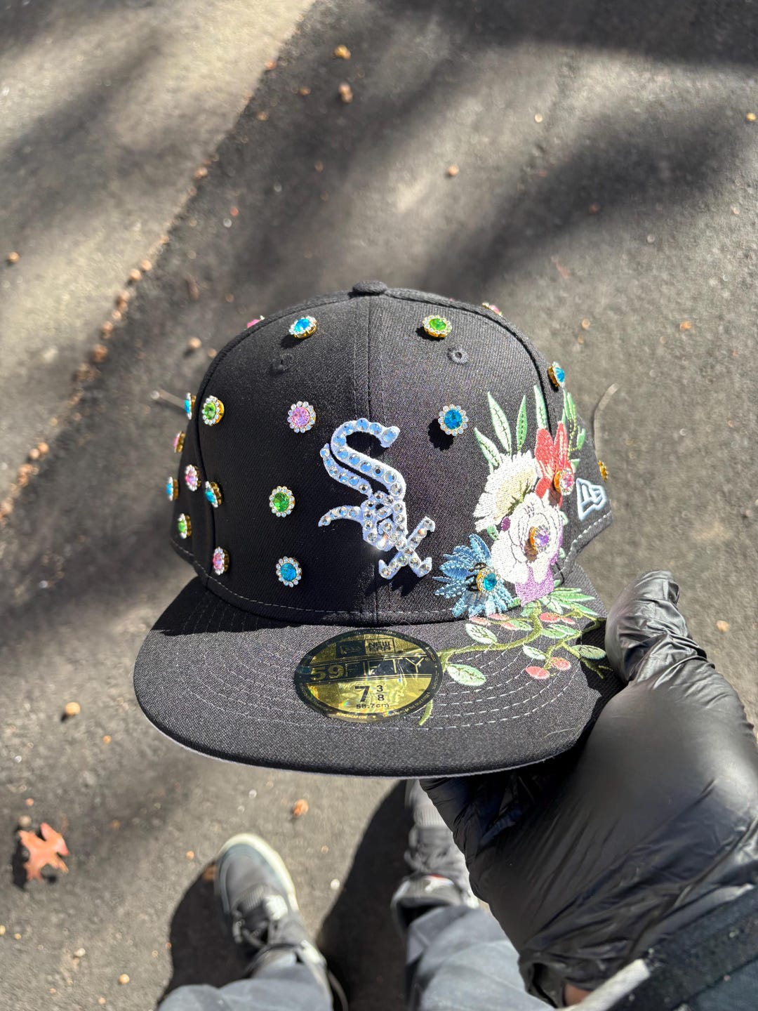 Chicago White Sox Iced Out New Era Fitted Hat Rhinestones - Etsy