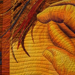 David Textile Fiber Art Quilt Wall Hanging - Etsy