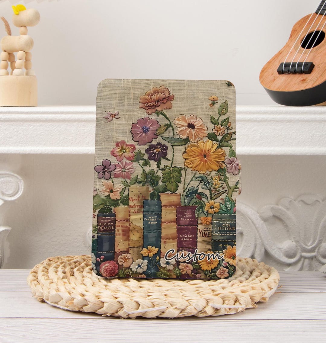 Book Embroidery Style Kobo/kindle Case for Kindle Paperwhite 2/3/4 ...