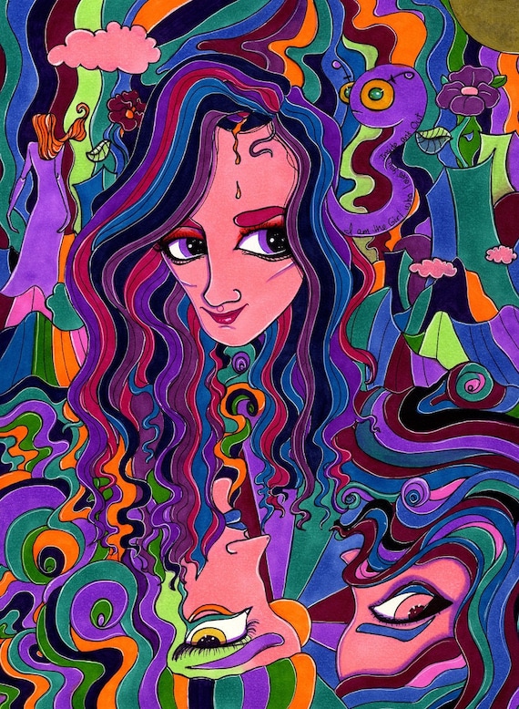 Inside and Out Original Drawing - Etsy